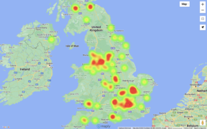 Geographic Heat Map - Mapping Tools and Features - Maply