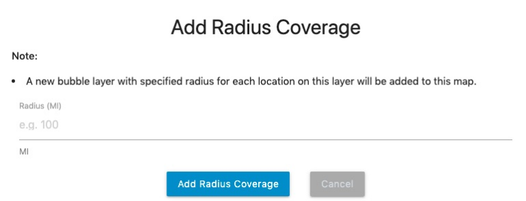 Radius Map (Bubble Map) - Mapping Tools and Features - Maply